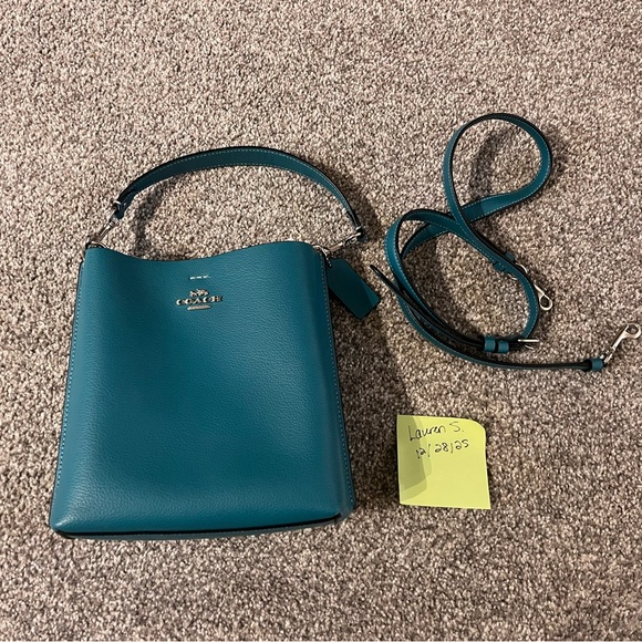 Coach | Bags | Coach Teal Millie Bucket Bag | Poshmark